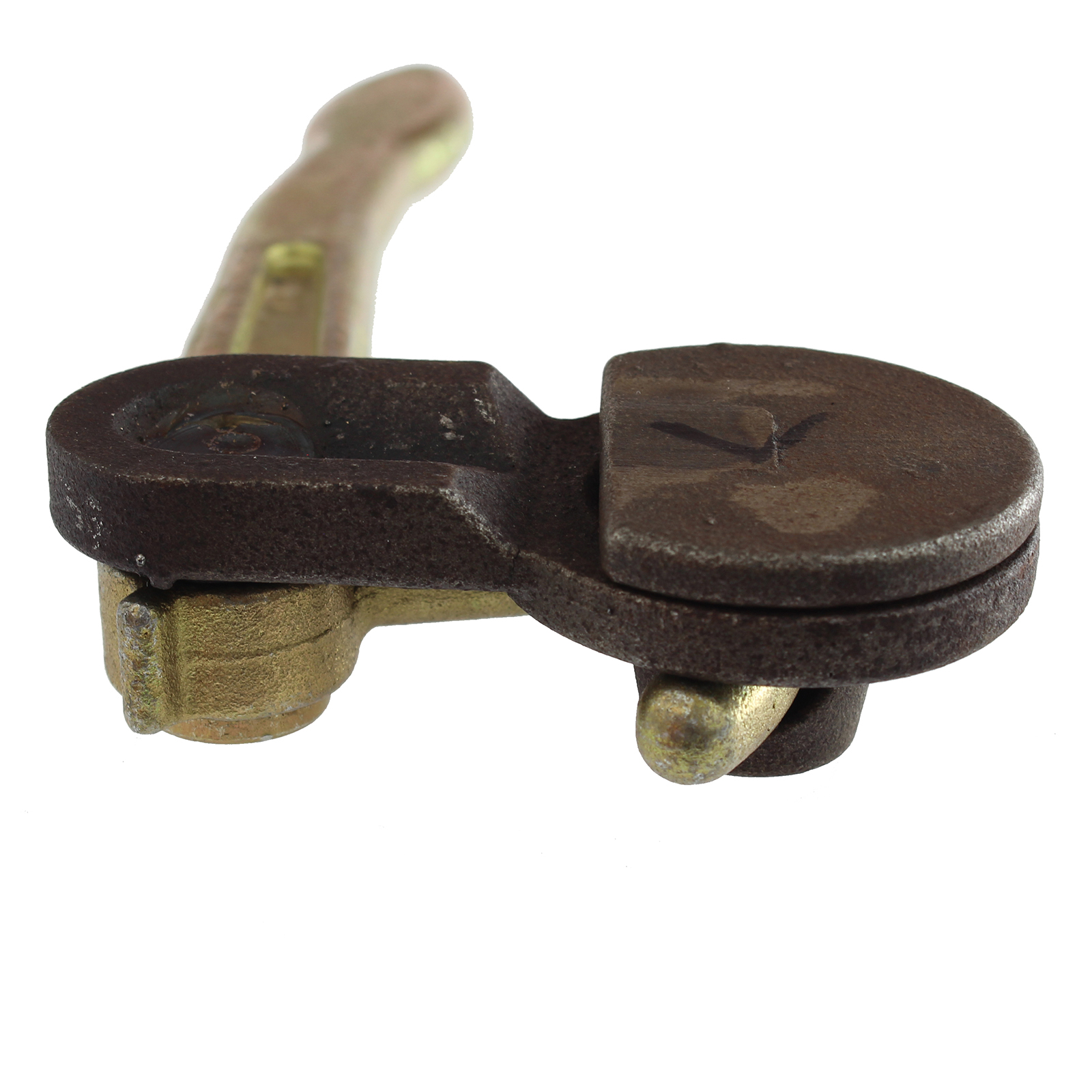 Tray side zinc plated latch + casting