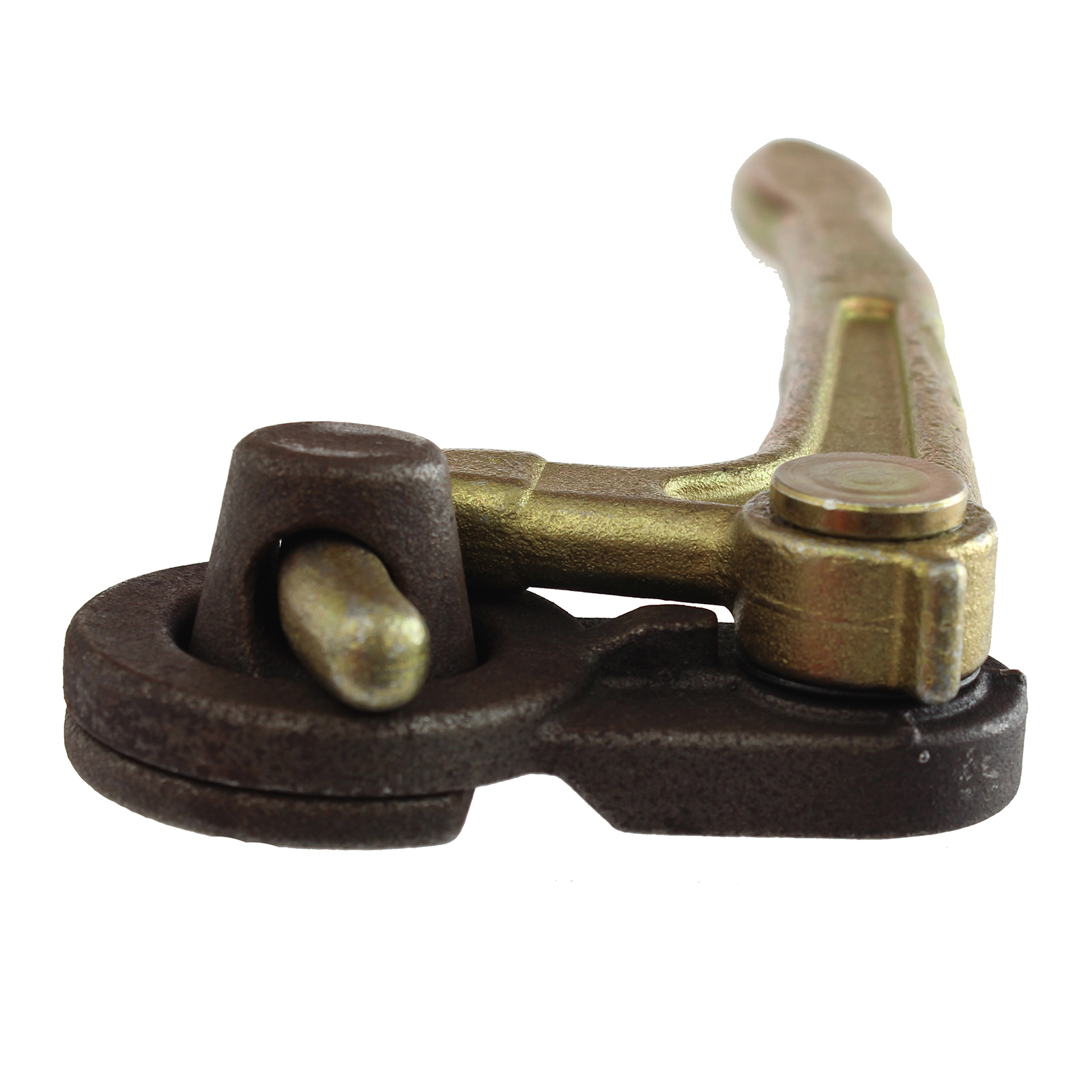 Tray side zinc plated latch + casting