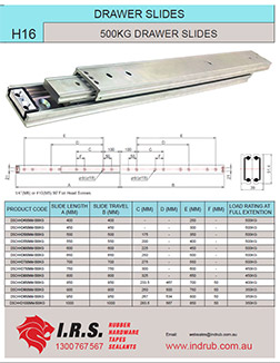500kg TUMA drawer slide