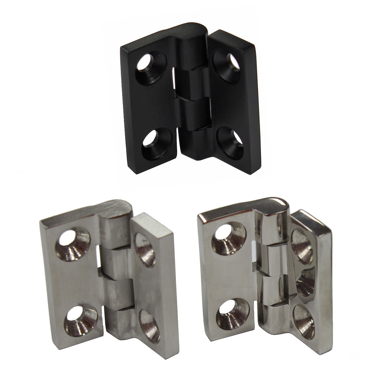 Marine grade stainless steel butt hinge 40mm x 40mm
